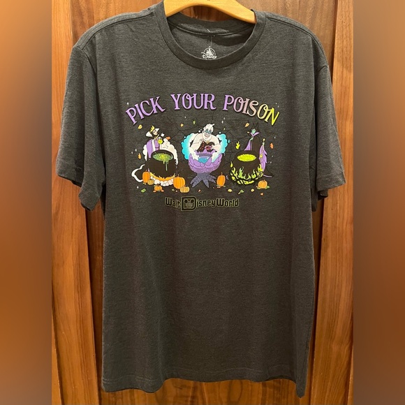 Disney | Shirts | Walt Disney World Parks Villains Pick Your Poison ...